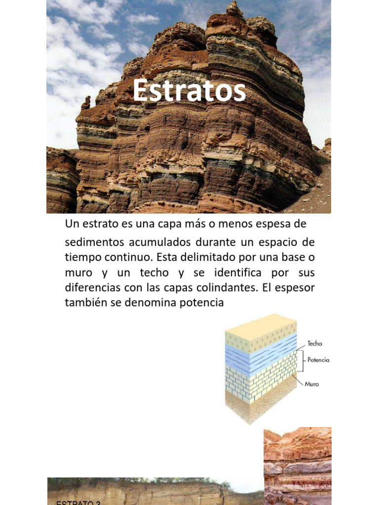 Tema 3 - Estratos | PDF | Estrato | Cartografía