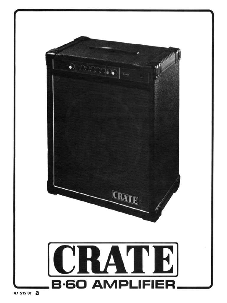 Crate-B60 Bassguit Combo | PDF