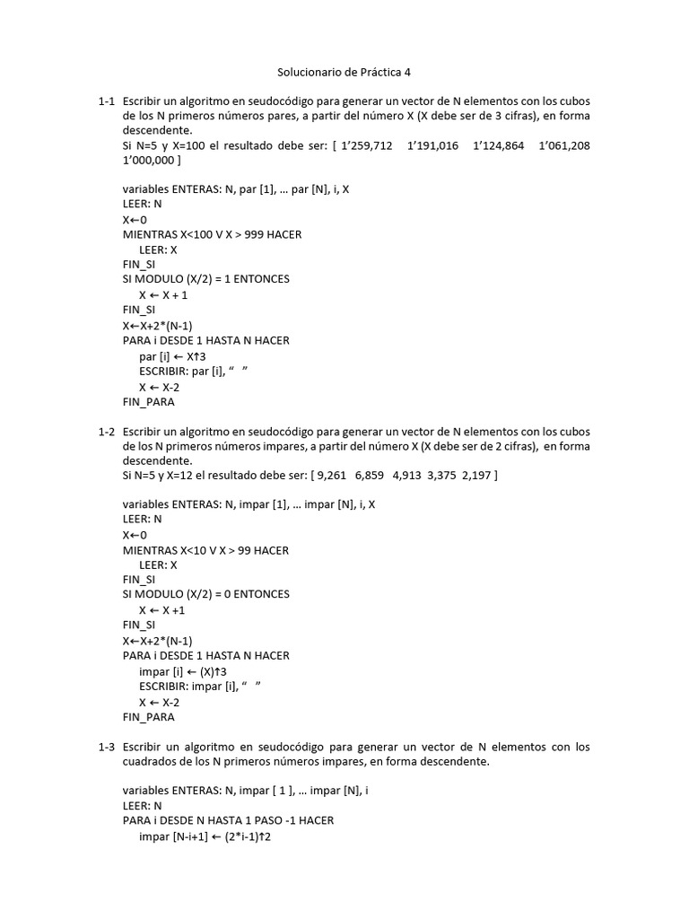 Algoritmos en Seudocódigo y MatLab | PDF