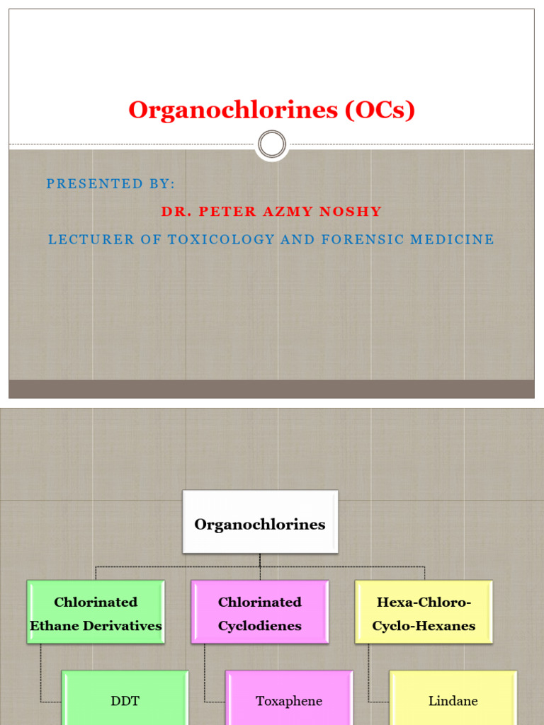 Organochlorines (OCs) | PDF | Medical Specialties | Clinical Medicine