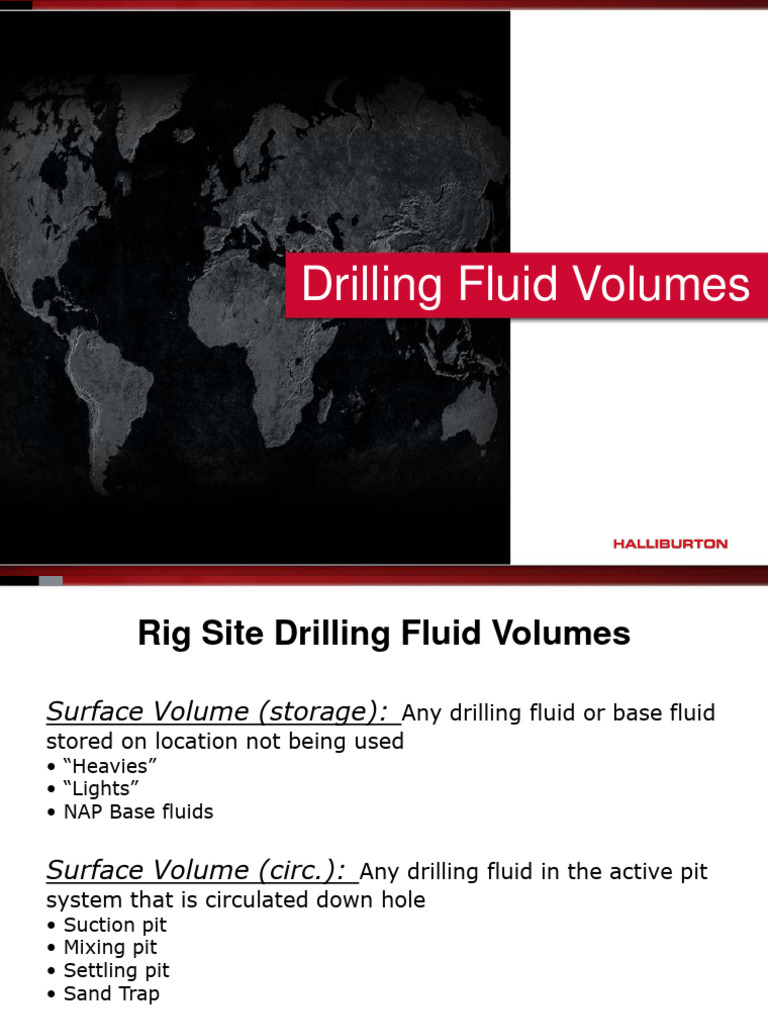 Drill Fluid Volumes - 014851 | PDF