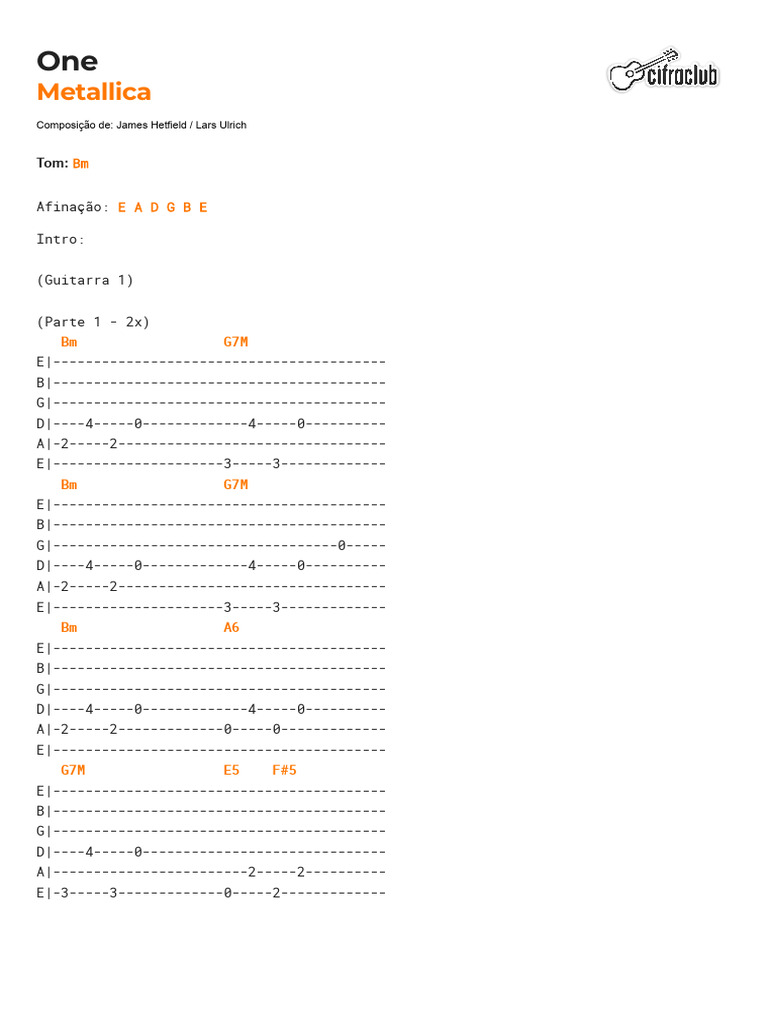 Metallica - One | PDF | Chess