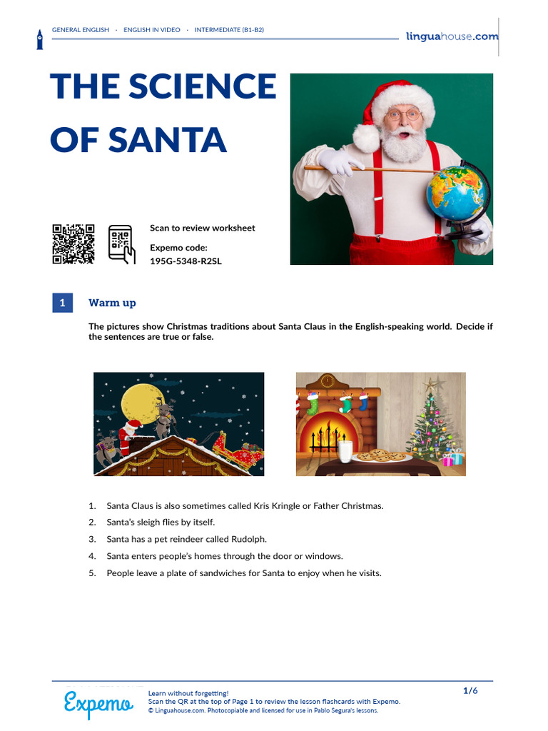 The Science of Santa British English Student | PDF | Santa Claus