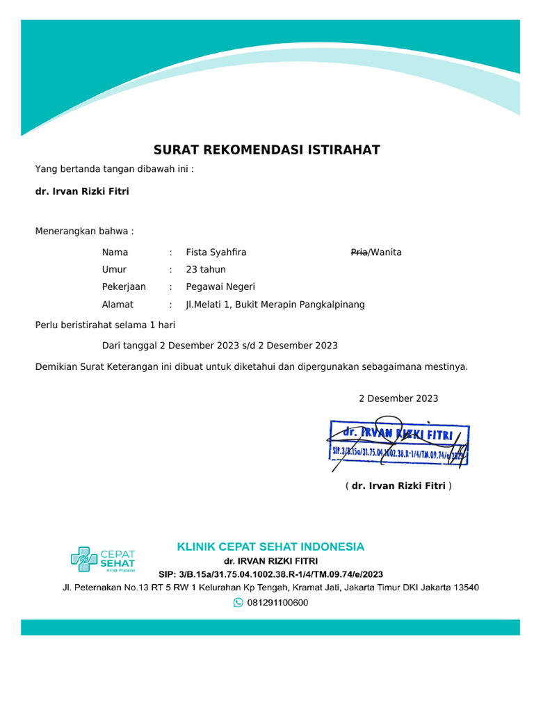 Suratsakit Fista Syahfira 20231202074904 | PDF