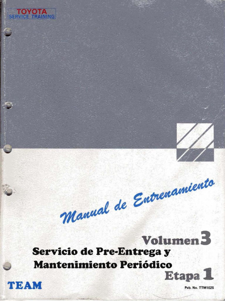 1-3 Servicio de Pre-Entrega & Mantenimiento Periódico | PDF