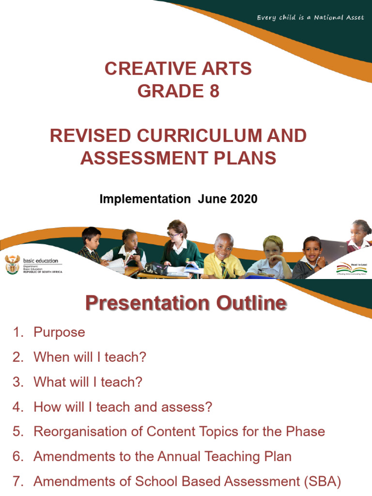 Grade 8 Creative Arts Curriculum Update | PDF