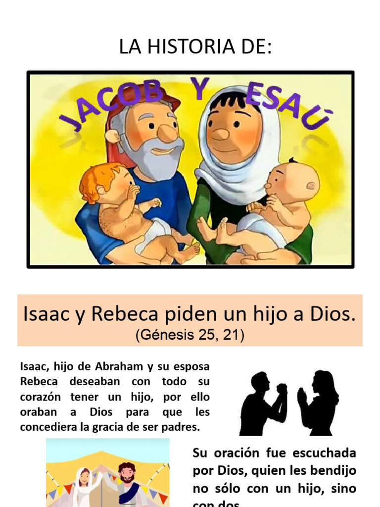 Historia de Esaú y Jacob | PDF
