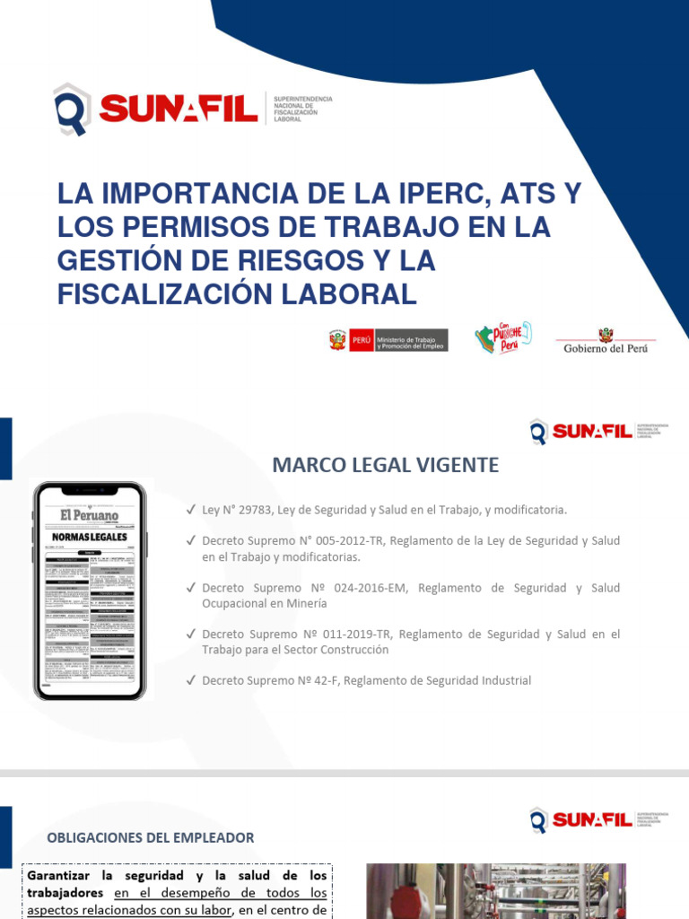 La Importancia de La IPERC ATS y Permisos de Trabajo en | PDF | Riesgo | Seguridad y salud ...