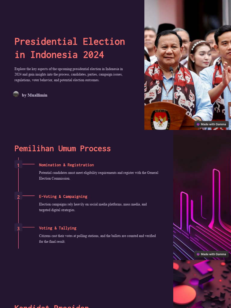 Presidential Election in Indonesia 2024 | PDF | Elections | Voting