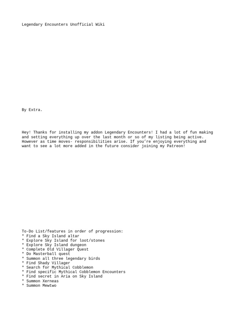 Legendary Encounters Wiki | PDF | Spawn (Biology)