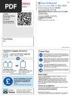 Hull Trains Paragon Seating Plan V5 | PDF | Baggage | Land Transport