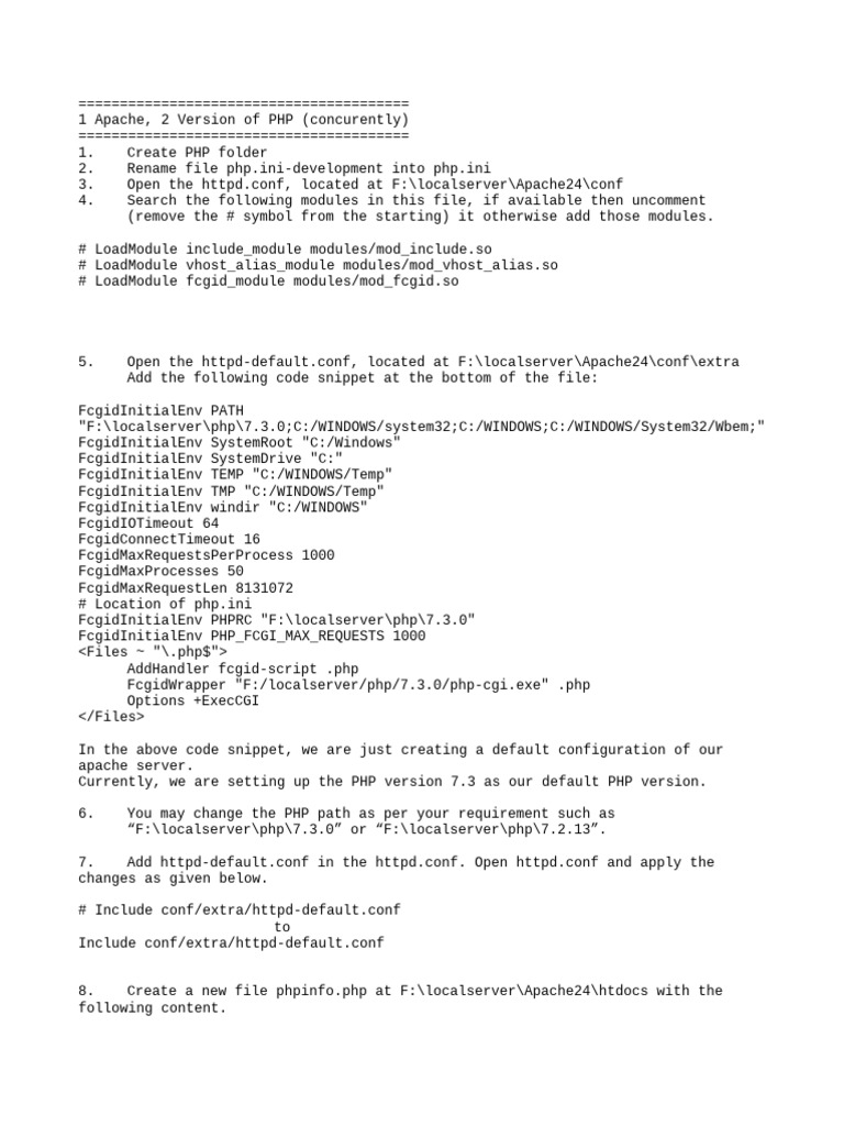 CATATAN 2 Apache PHP | PDF