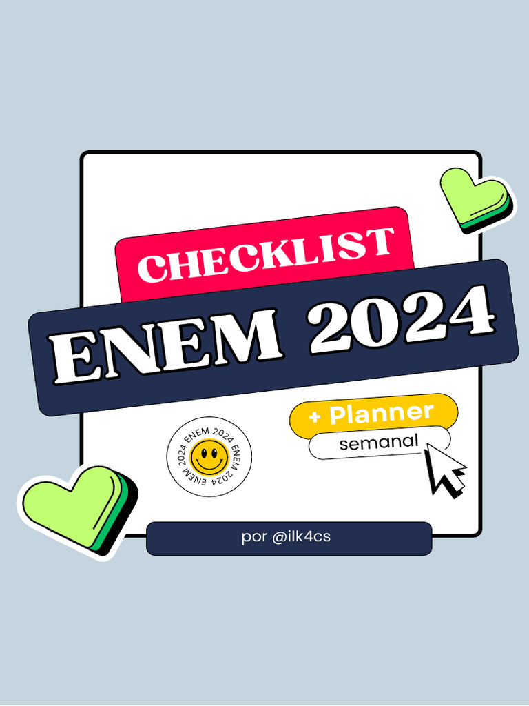Checklist ENEM 2024 | PDF