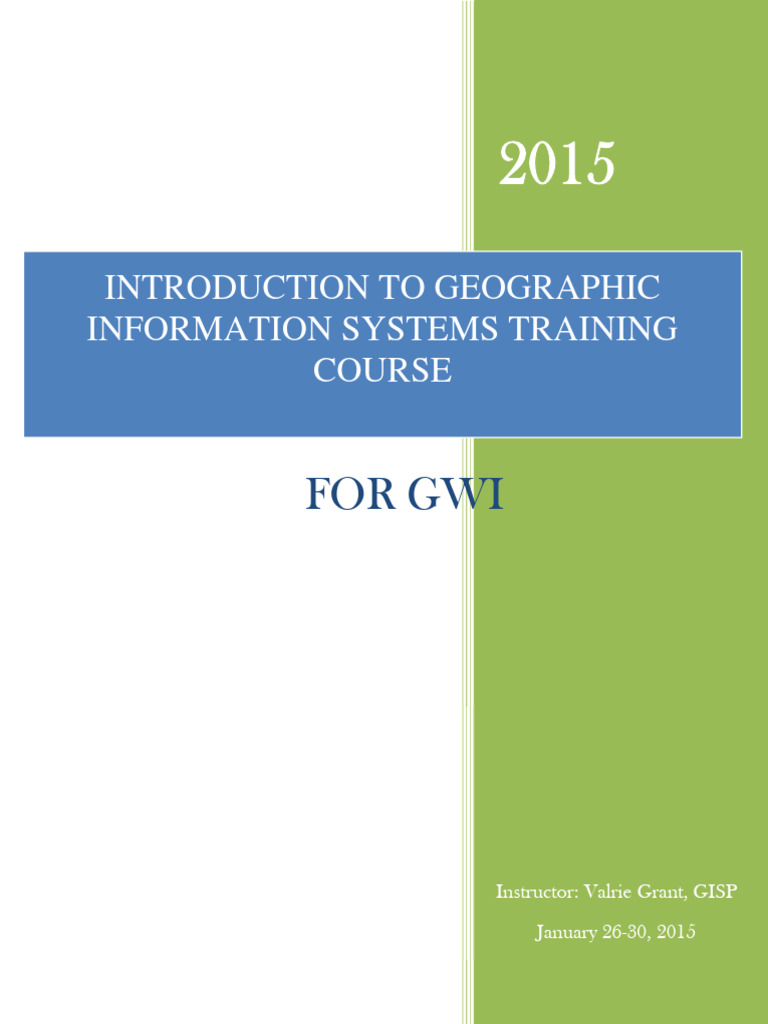 GIS Training Course Overview 2015 | PDF | Computers