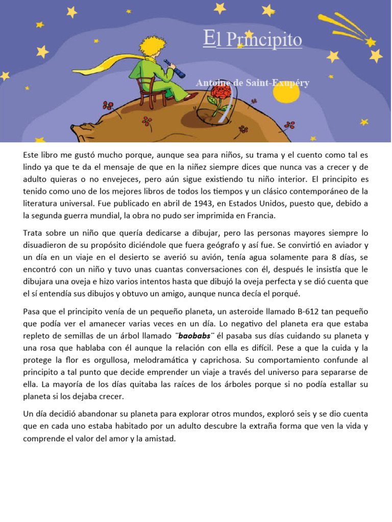 El Principito | PDF