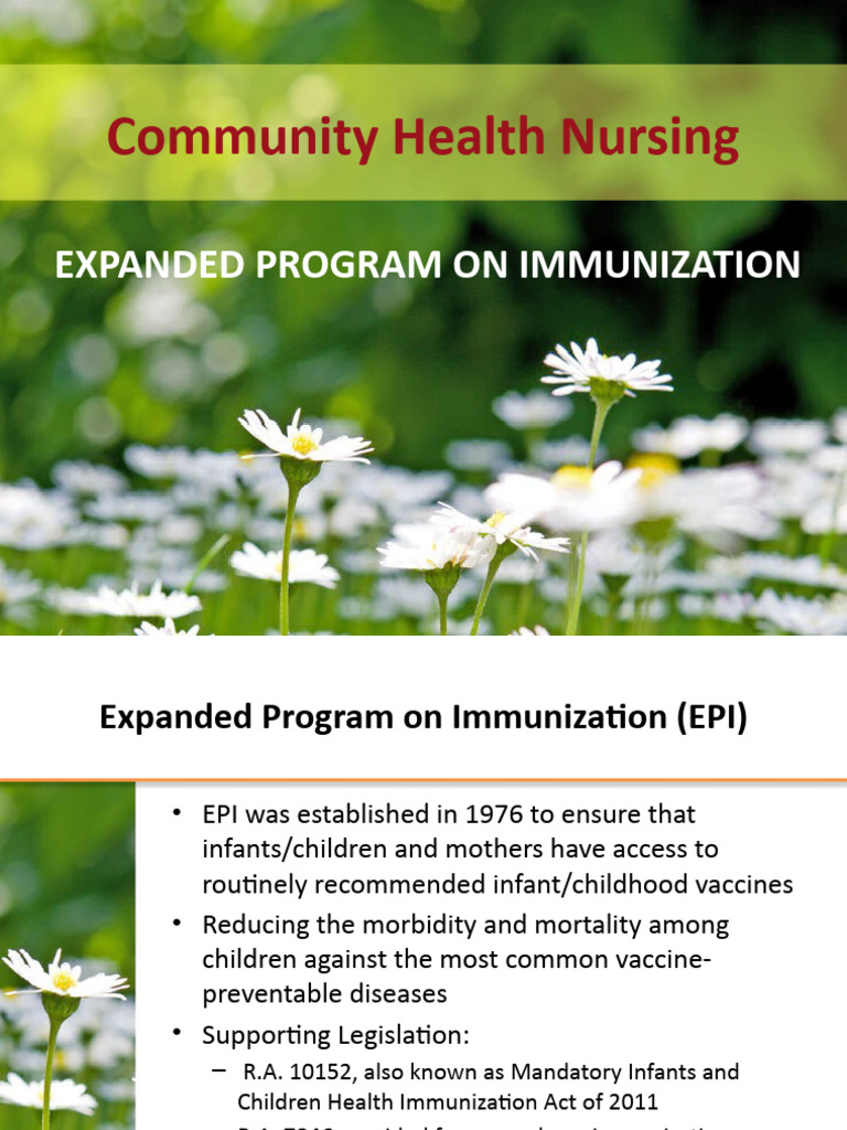 Expanded Program On Immunization 5 | PDF | Vaccines | Hepatitis B
