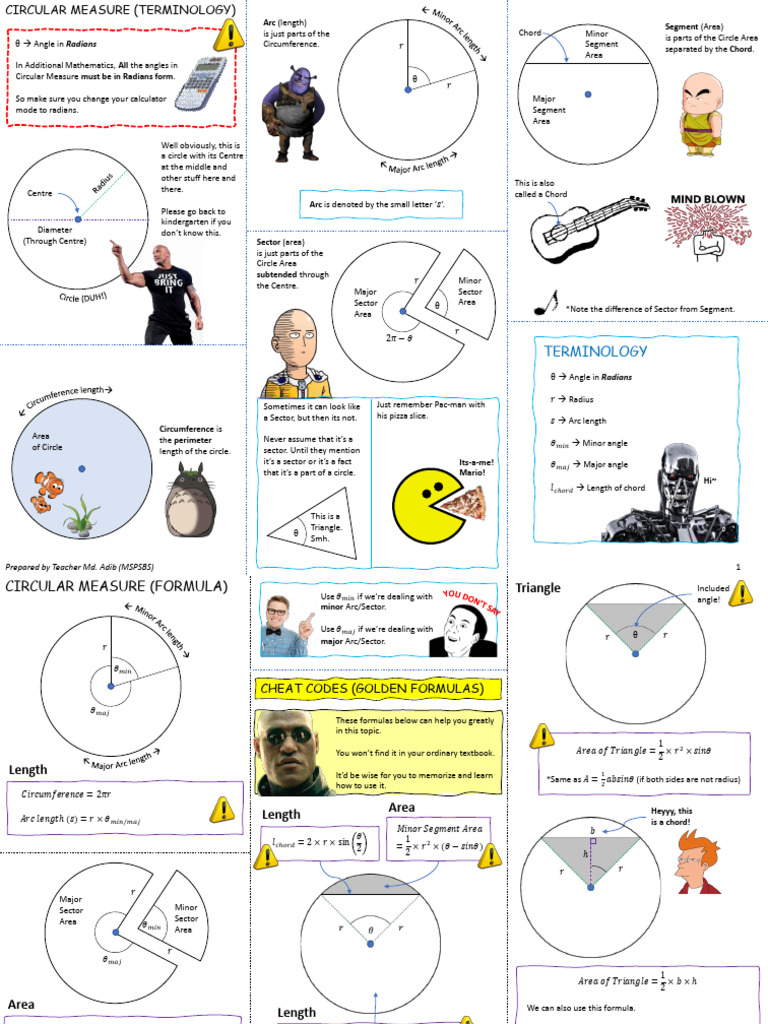 Circular Measure PU1 | PDF