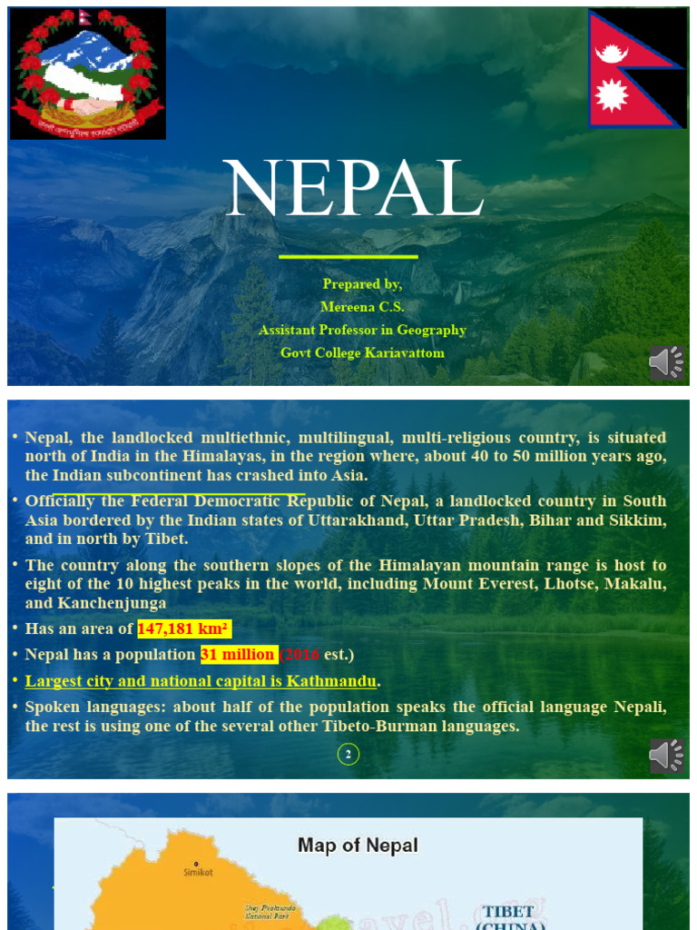Nepal | PDF | Himalayas | Nepal