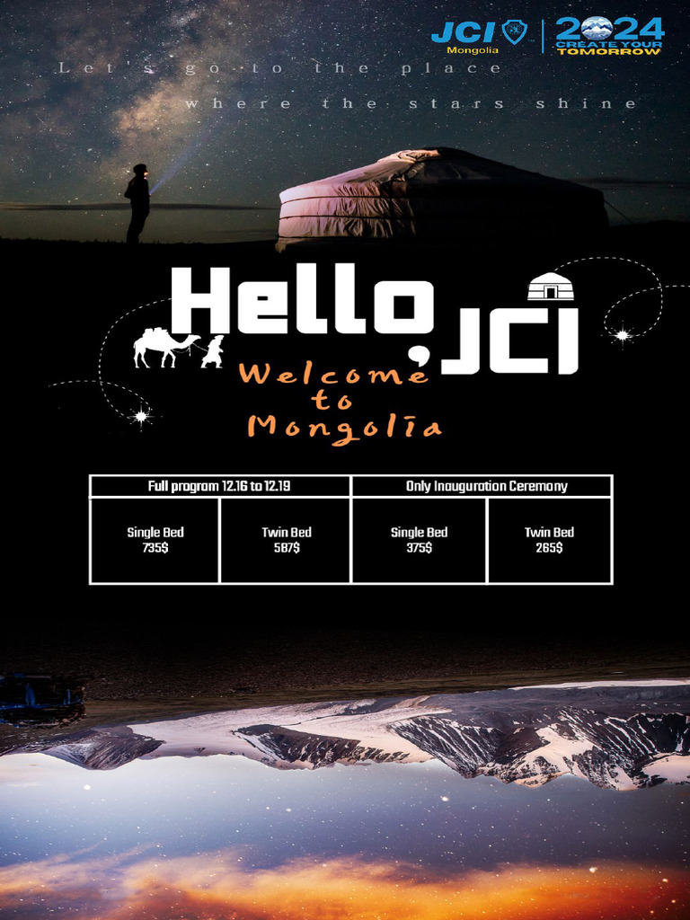 2024 JCI Mongolia Inauguration Program | PDF