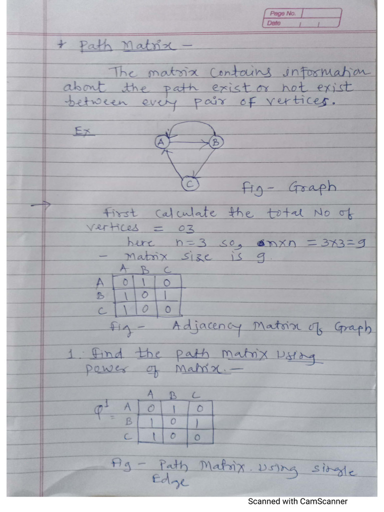 Path Matrix Graph | PDF Path Matrix Graph | PDF