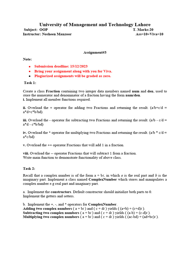 Oop in C++ Questions | PDF