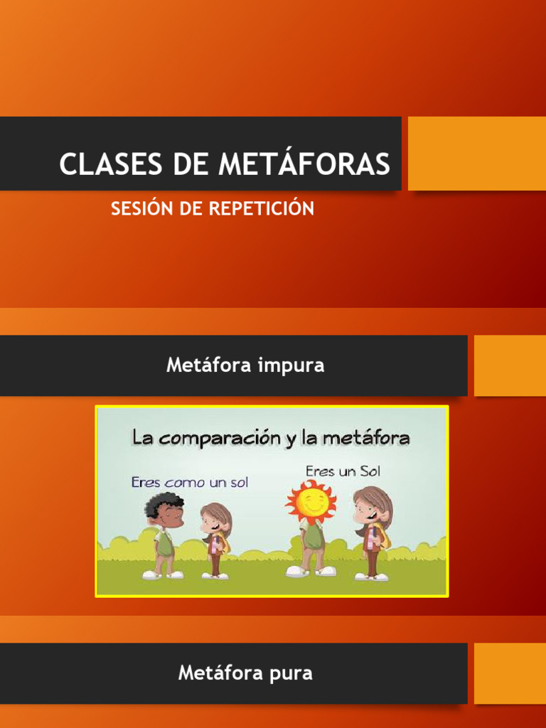 Clases de Metáforas | PDF