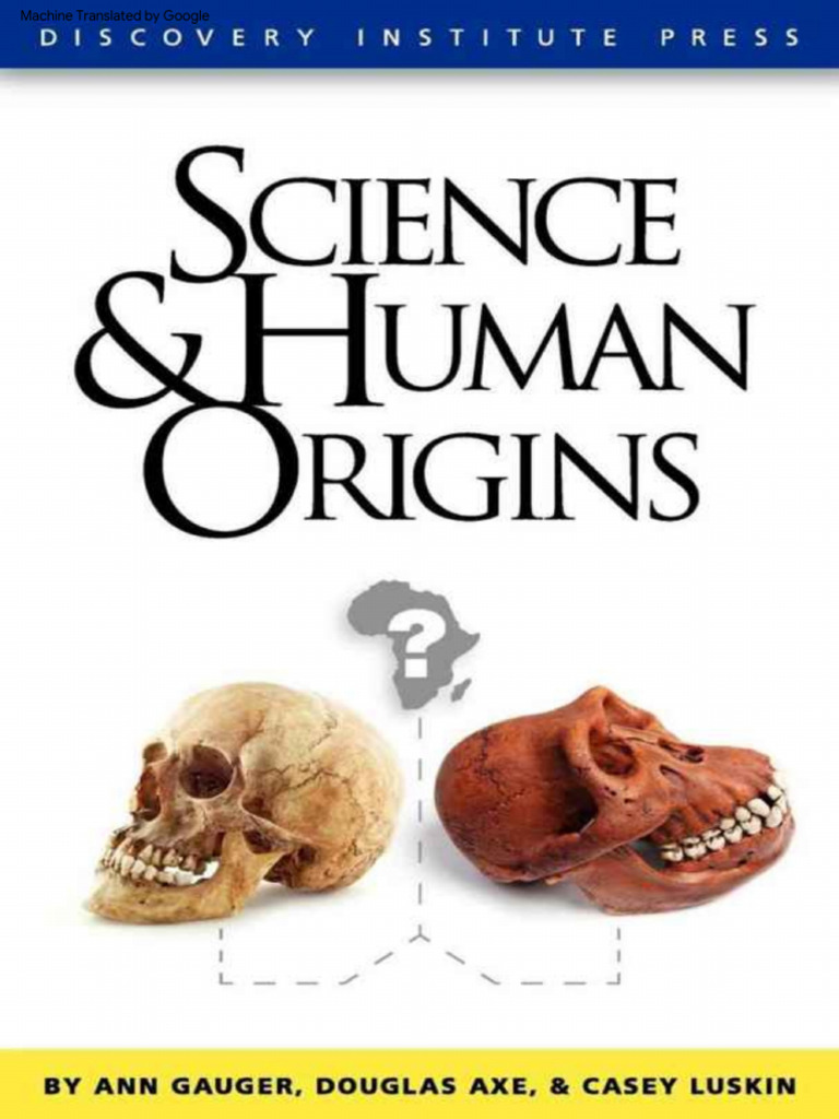 Science and Human Origins - Ann Gauger (Traduzido) | PDF | Evolução ...
