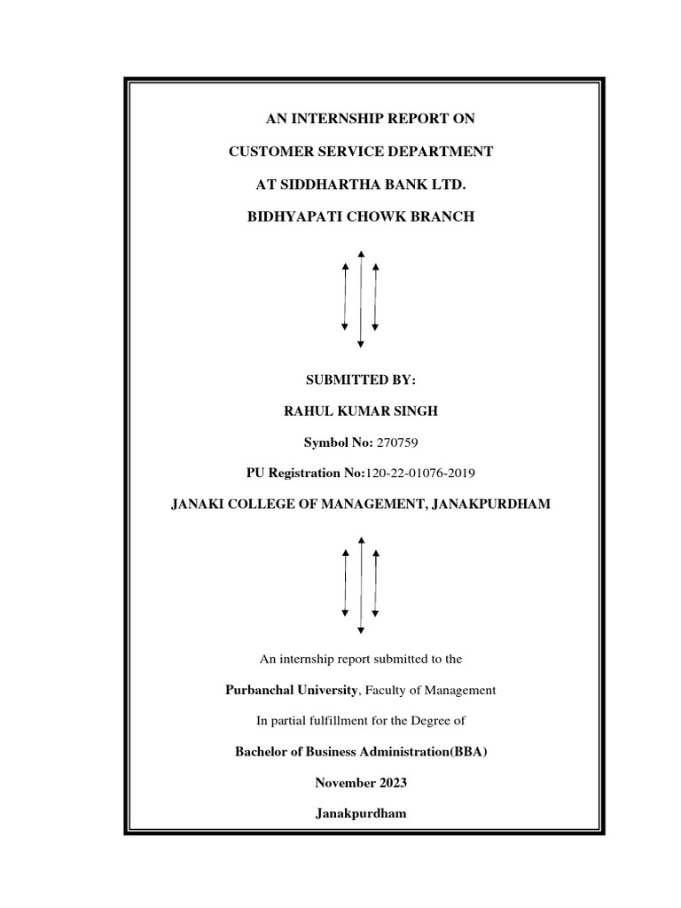 Internship Rahul SBL | PDF | Banks | Deposit Account