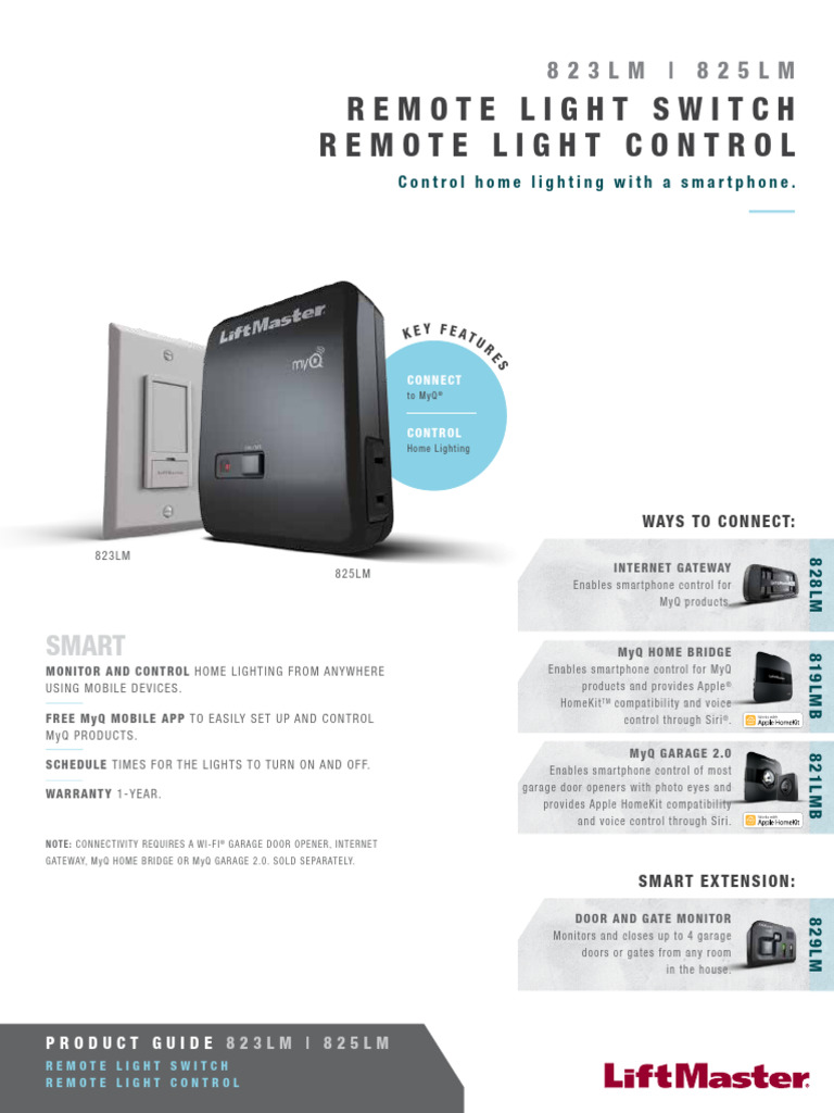 823LM 825LM Product Guide EN | PDF