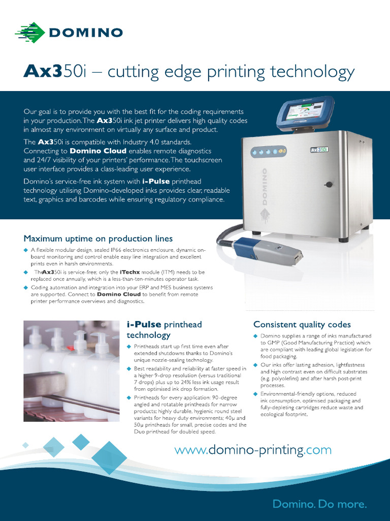 En in Brochure Ax350i | PDF