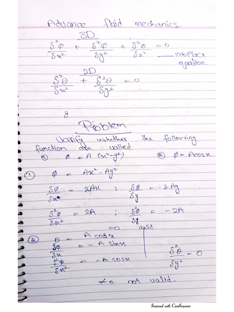 Advance Fluid Mechanic Notes | PDF
