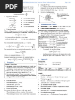 Laws of Motion Class 11 Formula Sheet | PDF | Force | Newton's Laws Of Motion