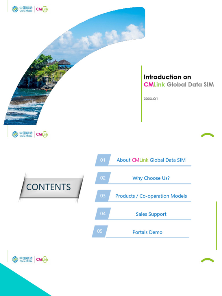 CMLink Global Data SIM Overview | PDF | Prepaid Mobile Phone | Mobile ...