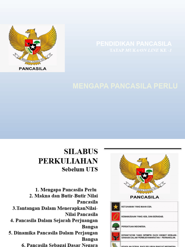 01 Pendidikan Pancasila | PDF