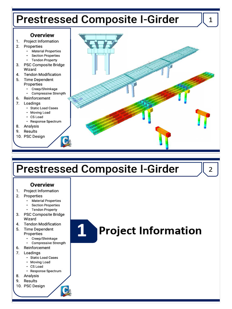Prestressed Composite I-Girder | PDF