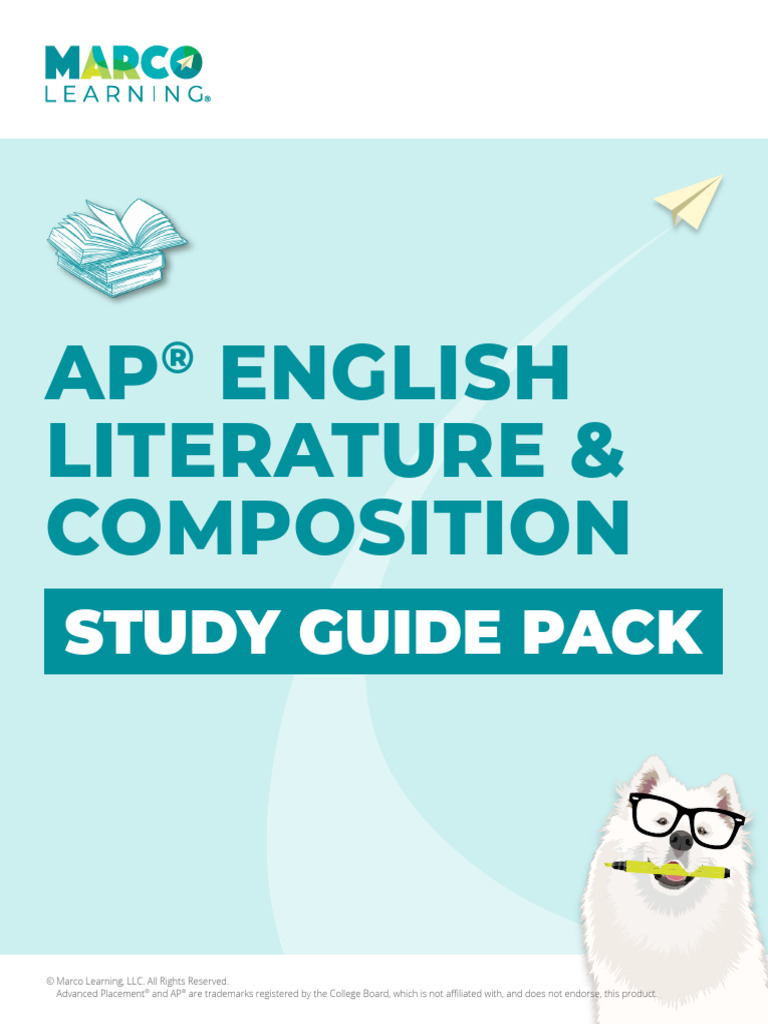 AP English Literature Study Guide Pack 2023 v1 | PDF