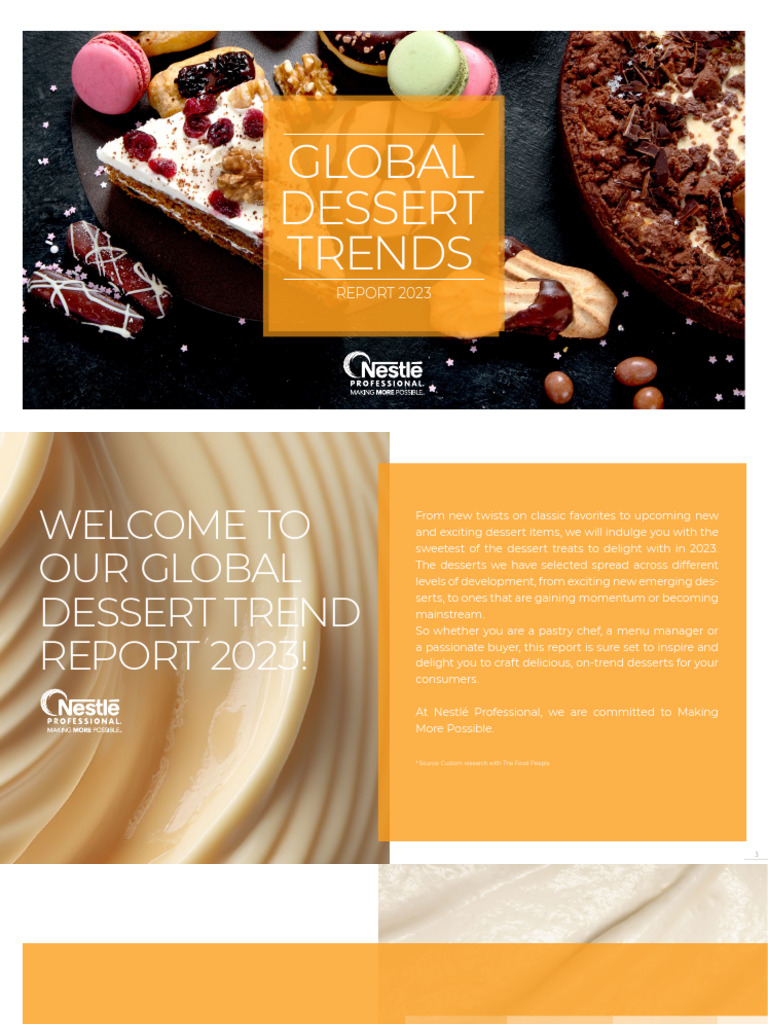 Desserts Trend Report Nestlé Professional | PDF