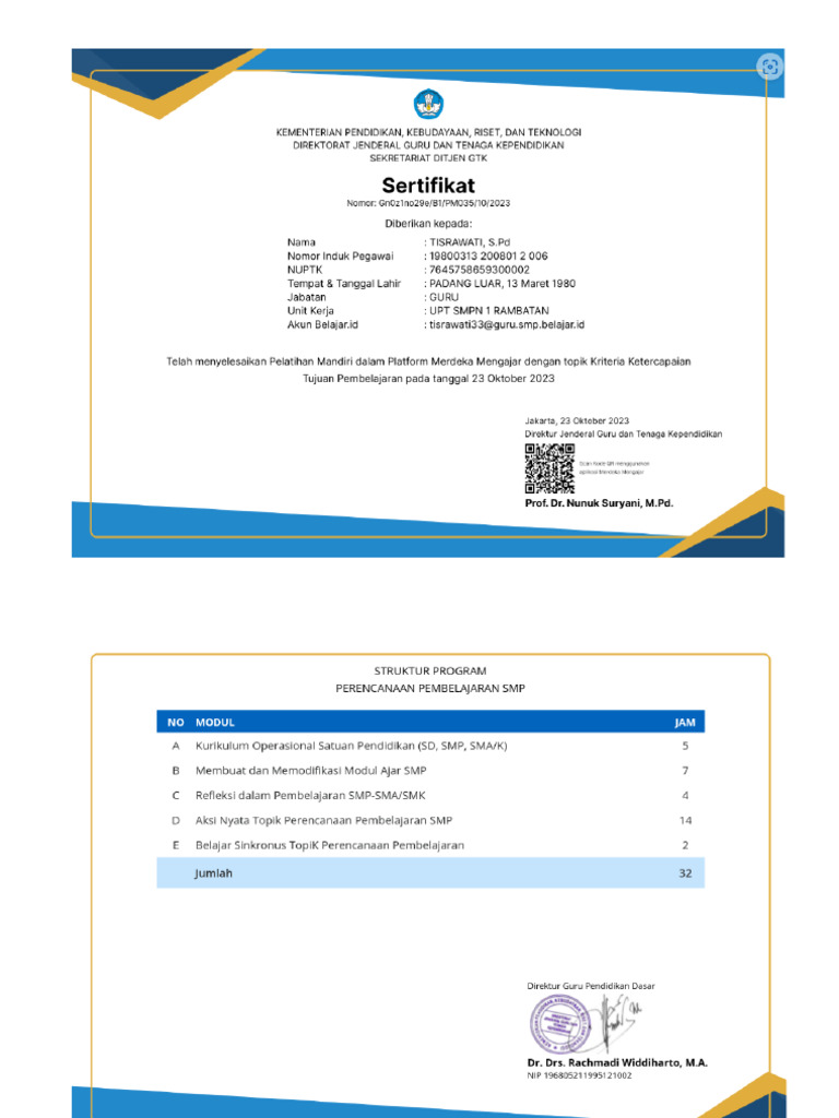 Sertf. AKSI NYATA TOPIK KKTP | PDF
