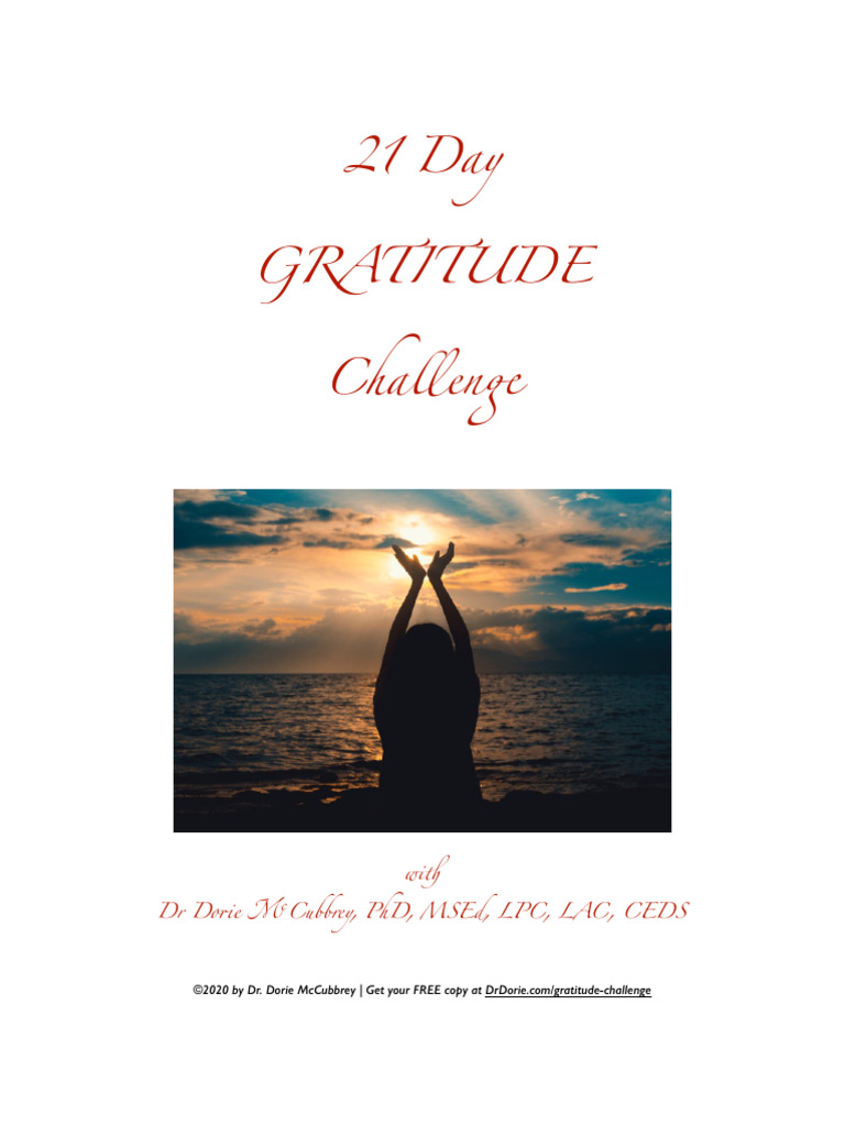 21 Day Gratitude Challenge | PDF | Career & Growth | Lifestyle