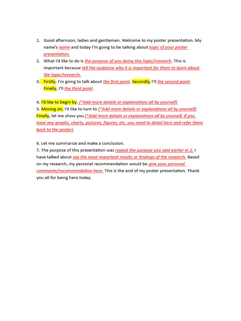 Presentation Scripts Sample 2 | PDF