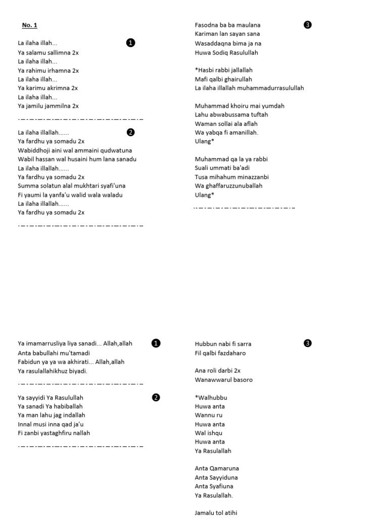 Qasidah Burdah Lyrics in Arabic | PDF | Abrahamic Religions ...