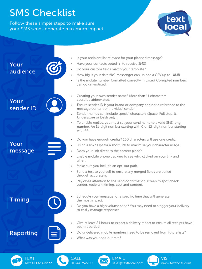 SMS Checklist Updated May 2023 | PDF | Career & Growth