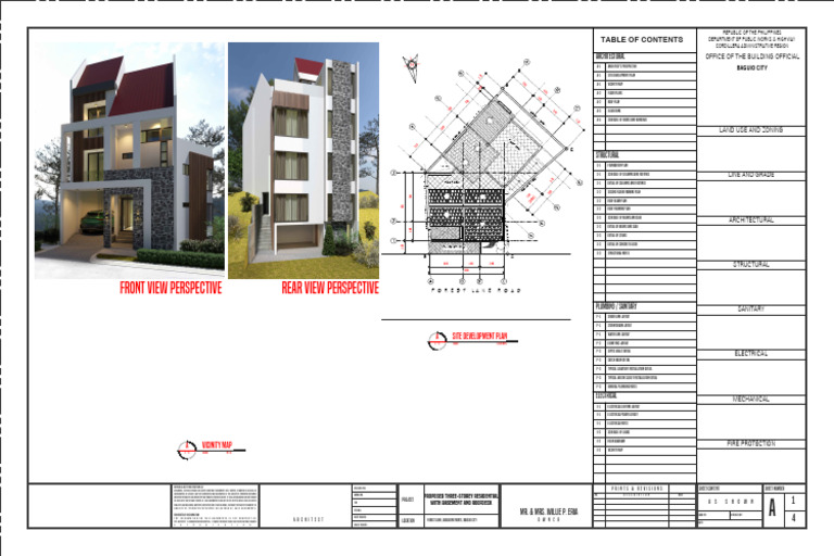 Architectural Plan | PDF | Storm Drain | Buildings And Structures