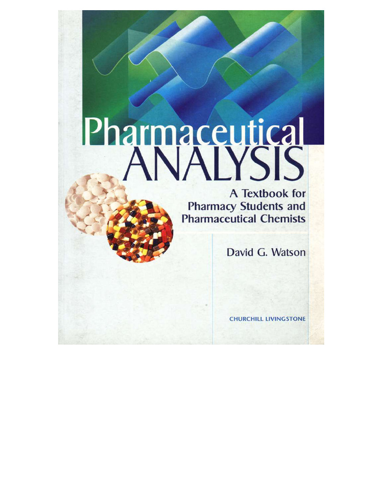 Pharmaceutical Analysis Book | PDF
