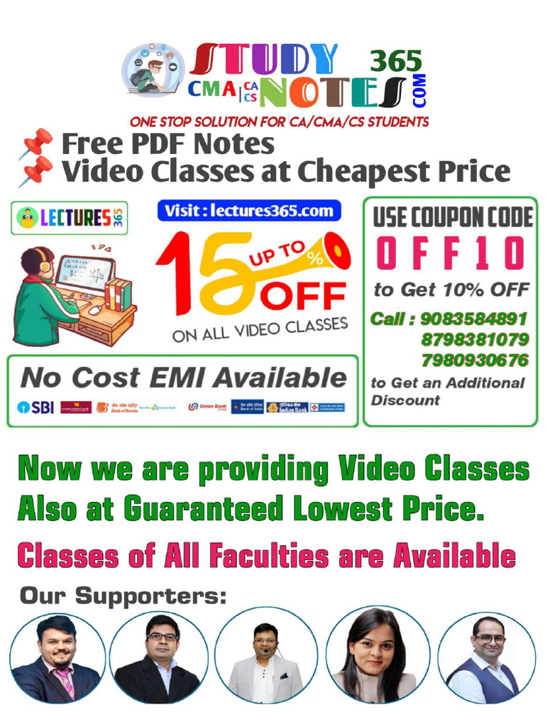 Sfm Formulas Strategy Abc Analysis Studynotes365 Pdf