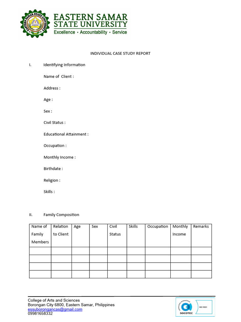 Socio-Economic Case Study Report | PDF