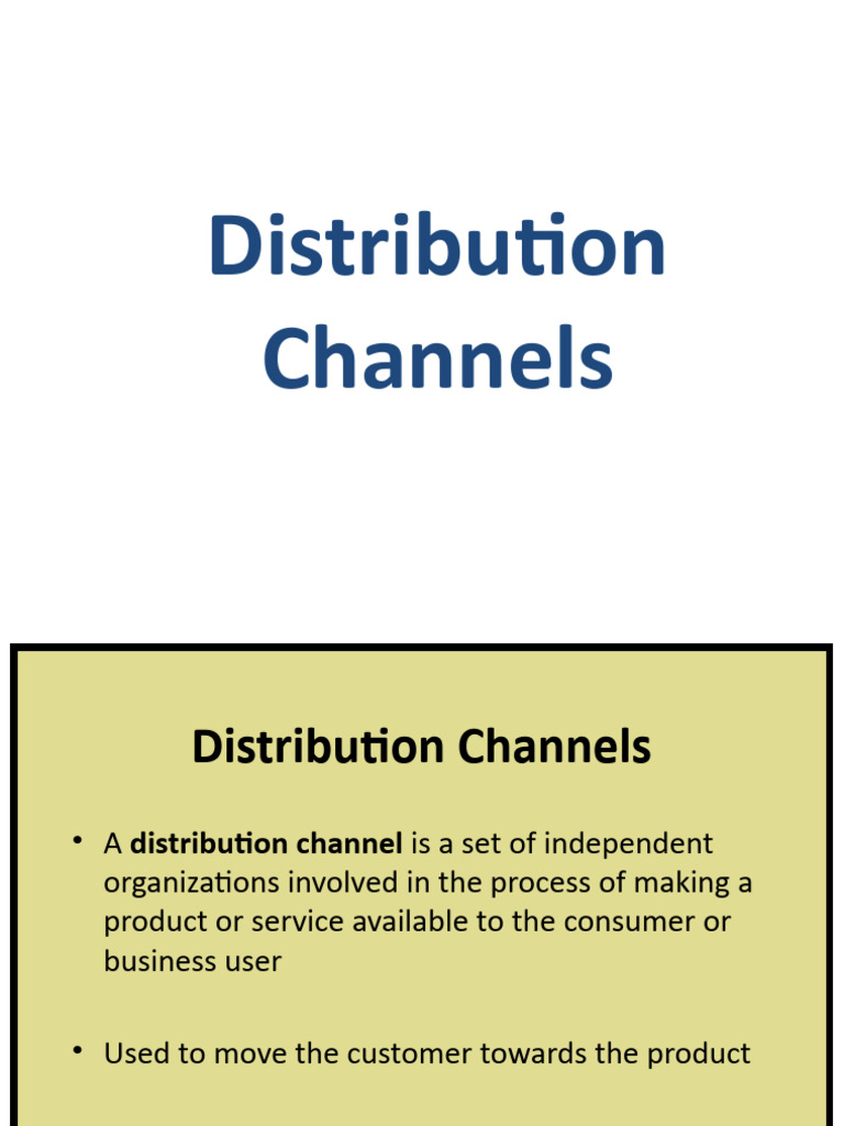 Distribution Channel | PDF