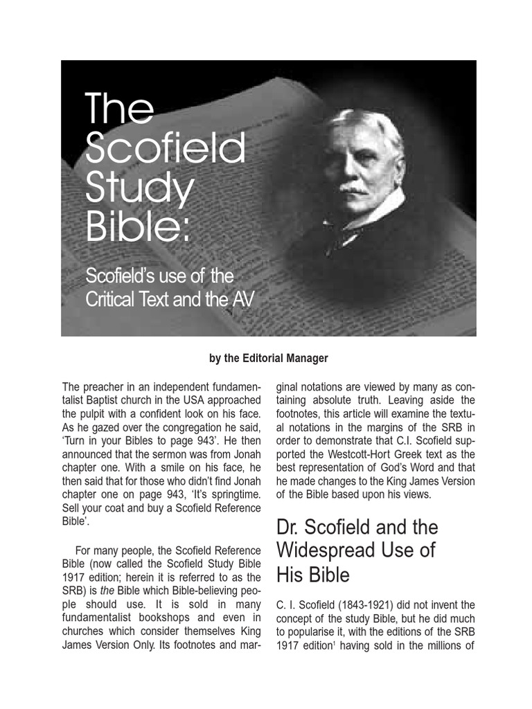The Scofield Study Bible | PDF