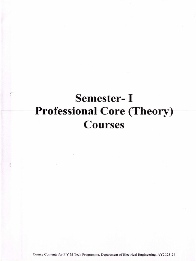 Fy Mtech Power System 2023 24 Syllabus Scanned Copy With Sign Pdf 