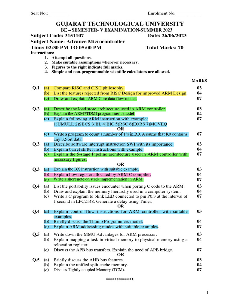 Amsum 2023 | PDF | Computer Science | Integrated Circuit